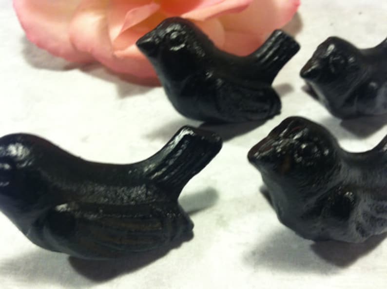Drawer Pulls / Drawer Knobs / Bird Knobs Shabby Chic Knobs / | Etsy