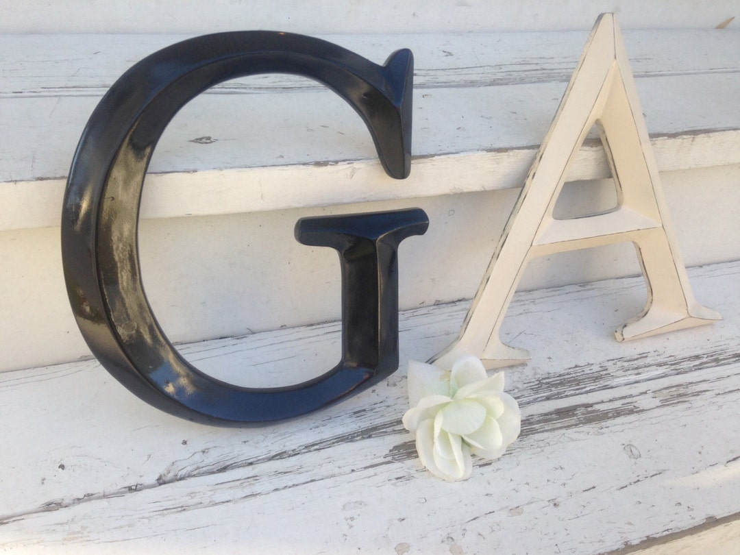 Large Letter/ Wall Decor/ Wedding Decor/ Wedding Prop/ Shabby - Etsy