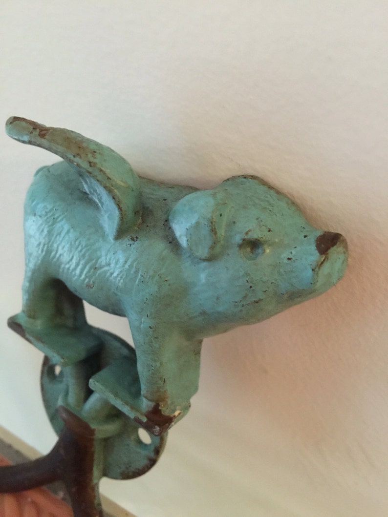 Pig Hook/ Wall Hook/ Pig Wall Hanger/ Piggy Wall Hook/ Blue - Etsy