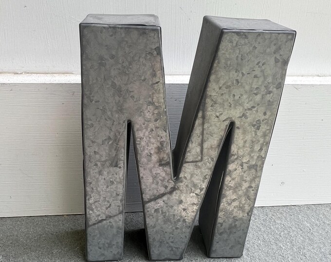 Metal Letters, Wall Decor, Wall Metal Letter, Galvanized Letter, Letter ...