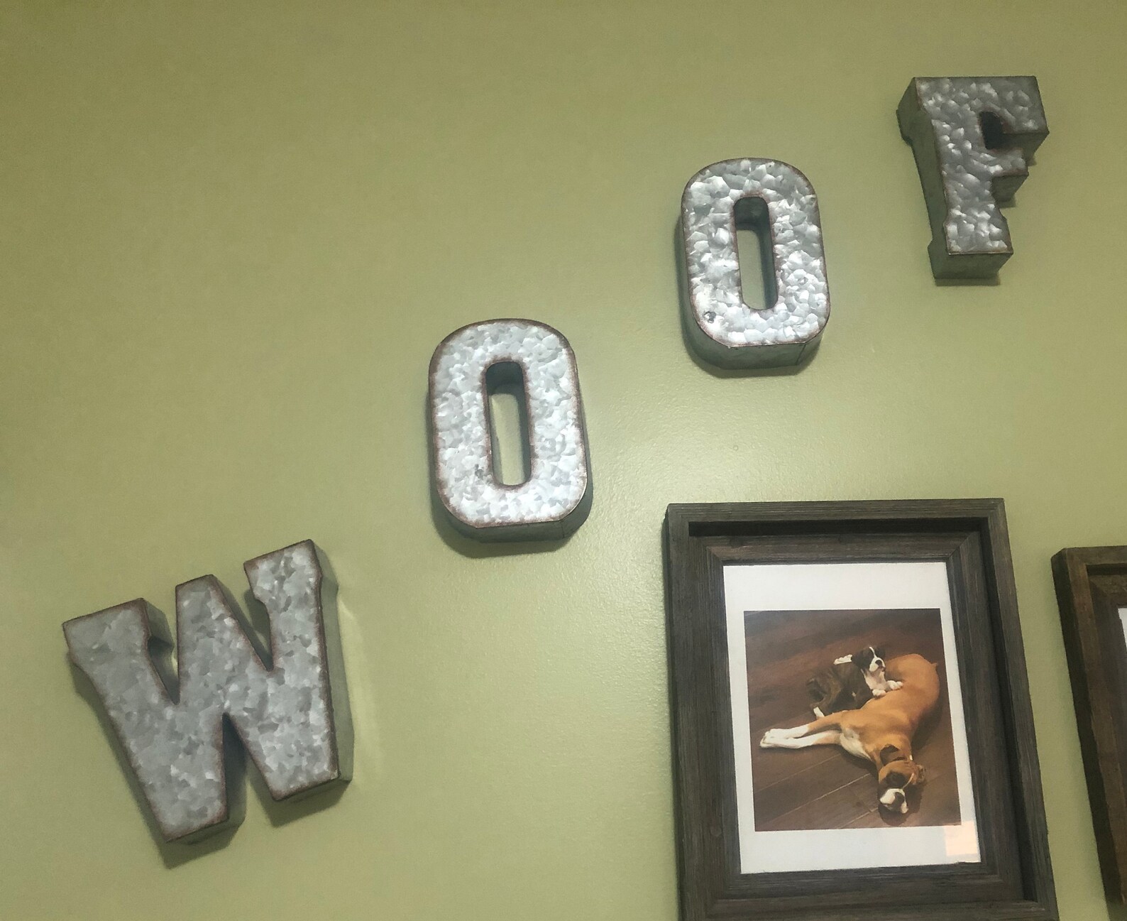 Metal Letters/ Wall Decor/ Wall Metal Letter/ Galvanized | Etsy