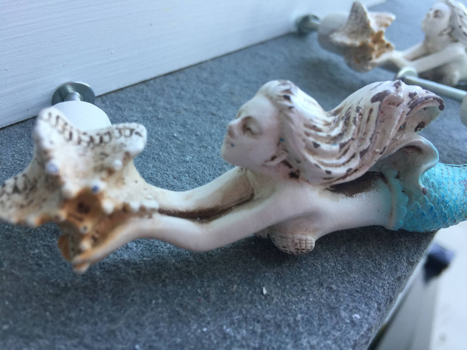 Mermaid Drawer Pulls/ Drawer Knobs/ Shabby Chic Knobs/ Home - Etsy
