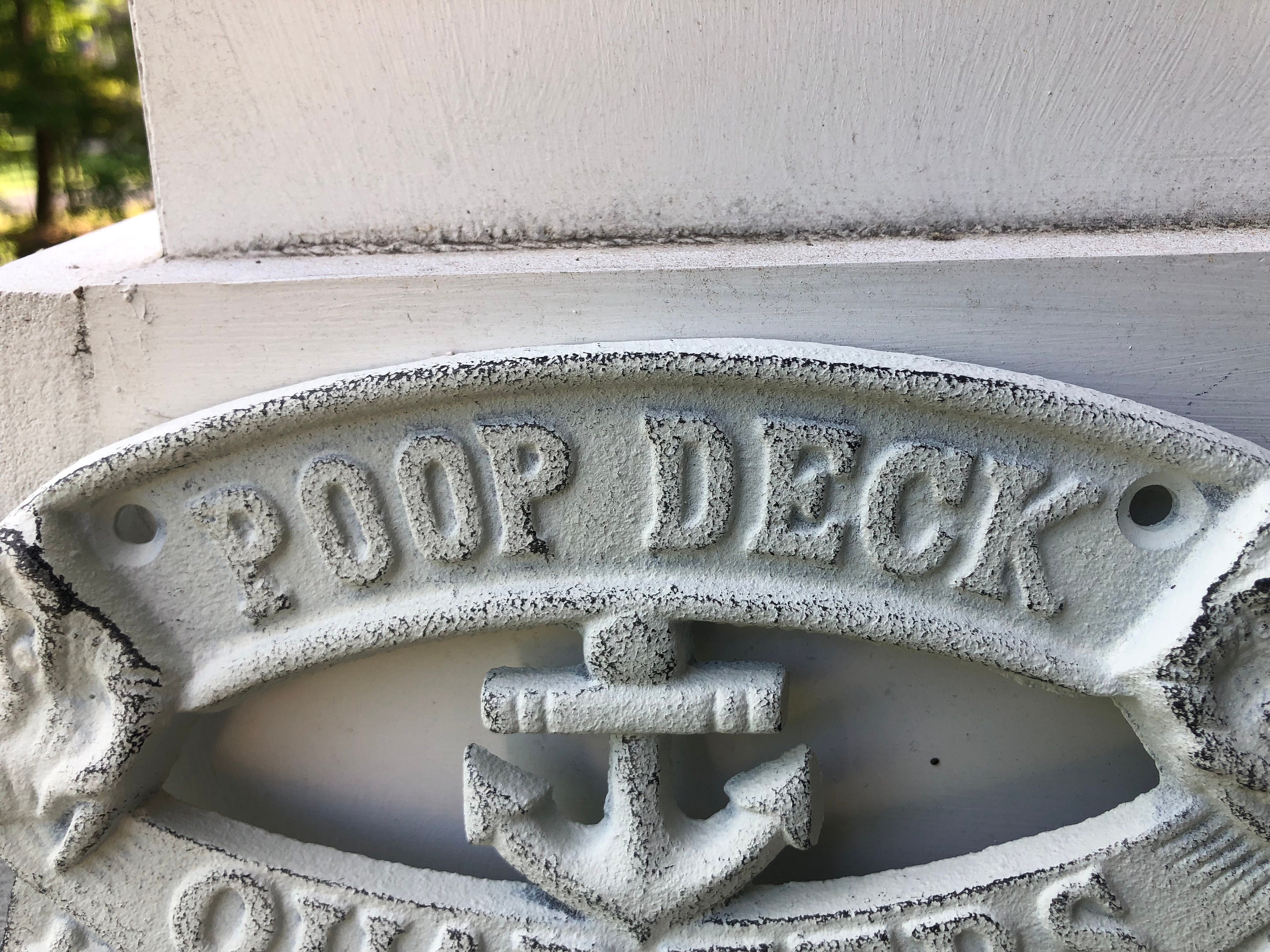 POOP Cast Iron Wall decor Wall Decor Boat Plaque Poop | Etsy