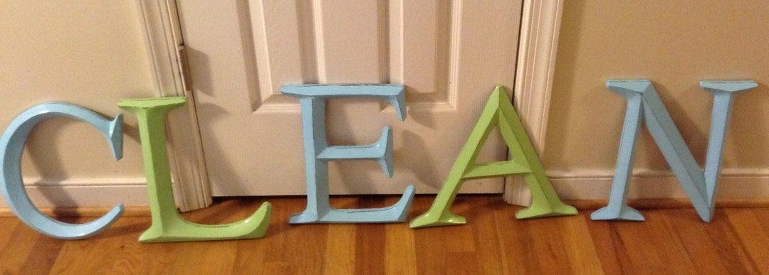 Large Letter/ Wall Decor/ Wedding Decor/ Wedding Prop/ Shabby Chic Wall ...