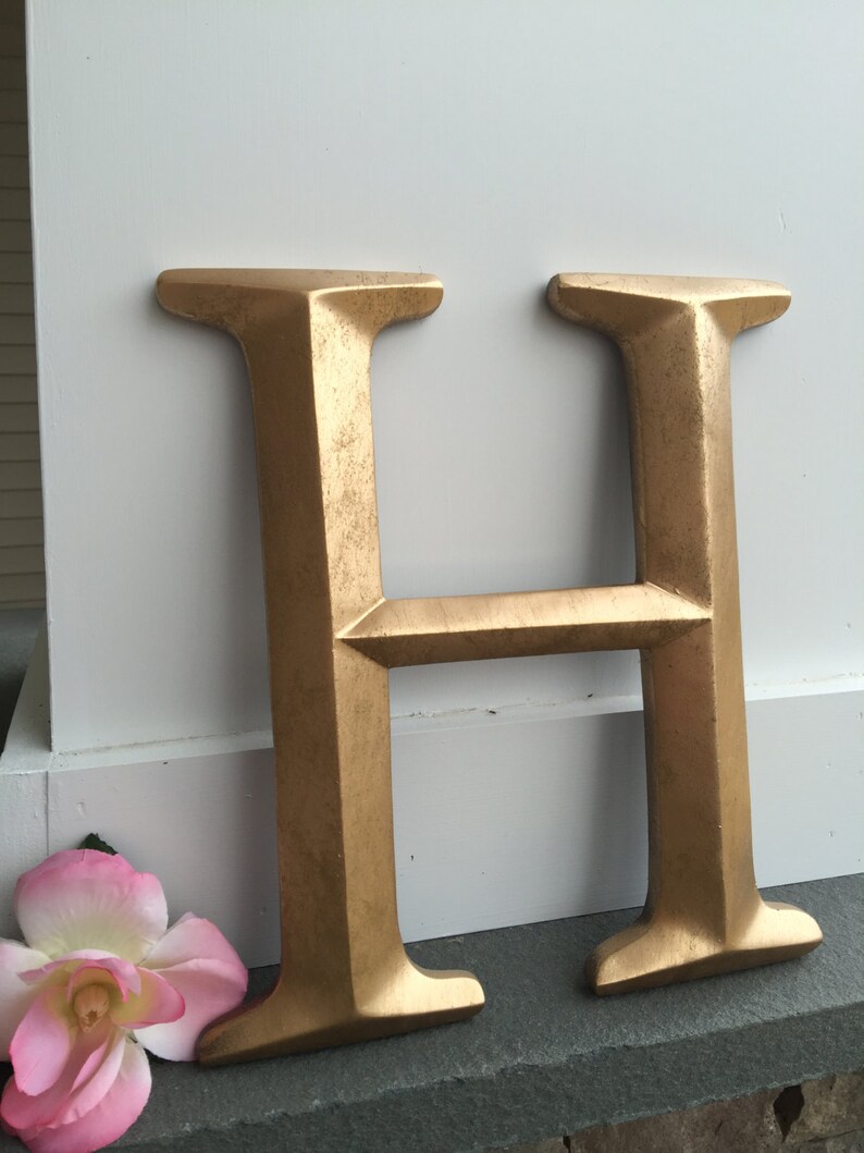 Large Letter/ Wall Decor/ Wedding Decor/ Wedding Prop/ Shabby - Etsy