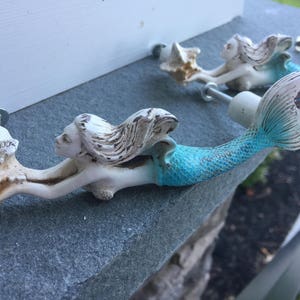 Mermaid Drawer Pulls/ Drawer Knobs/ Shabby Chic Knobs/ Home and Garden Decor/ Mermaid Decor - Etsy