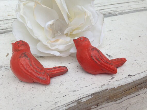 Drawer Pulls Drawer Knobs Bird Drawer Pull Shabby Chic - Etsy