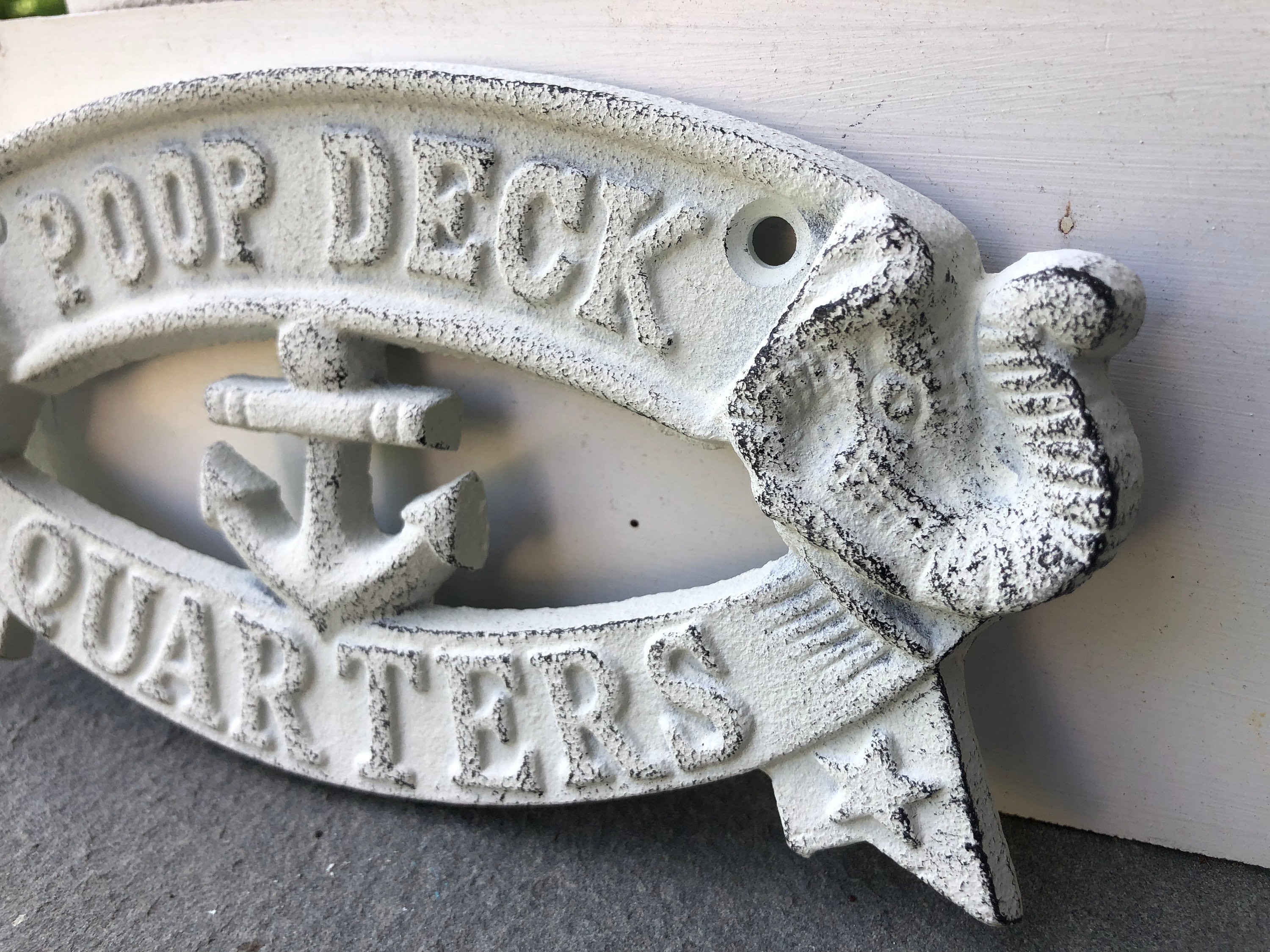 POOP Cast Iron Wall decor Wall Decor Boat Plaque Poop | Etsy