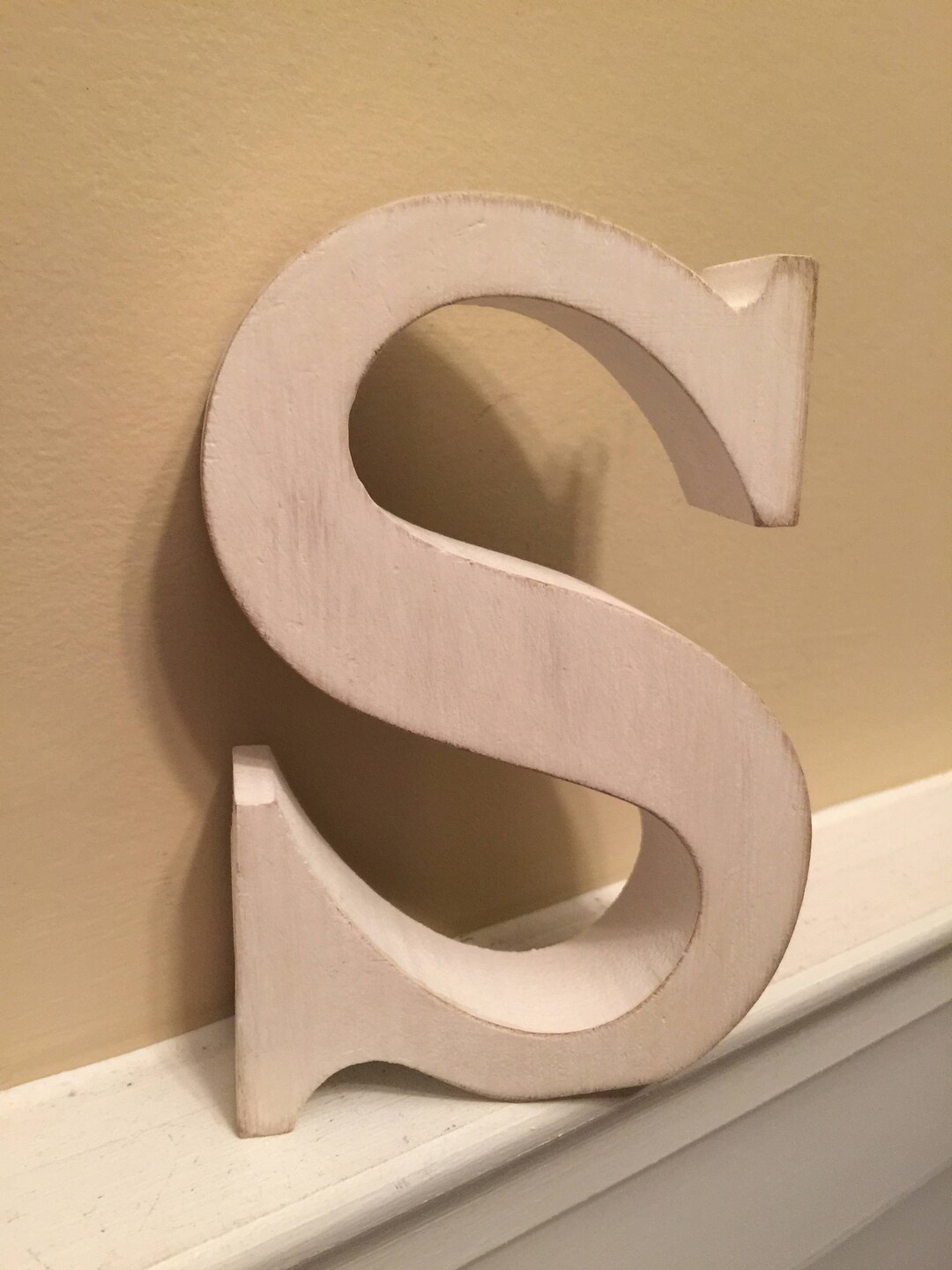 Wood Letters, 5 1/4 Inch Letters, Standalone Letters, Home and Garden ...