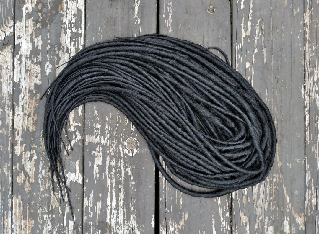 Dreadlock Extensions Black Dreads Boho Cosplay Viking Festival Hair ...