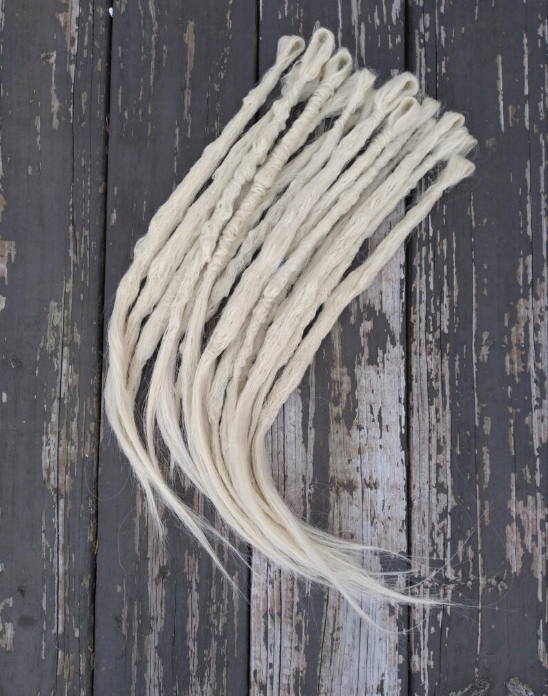 Dreadlock Extensions Blonde Dreads Boho Cosplay Viking Festival Hair ...