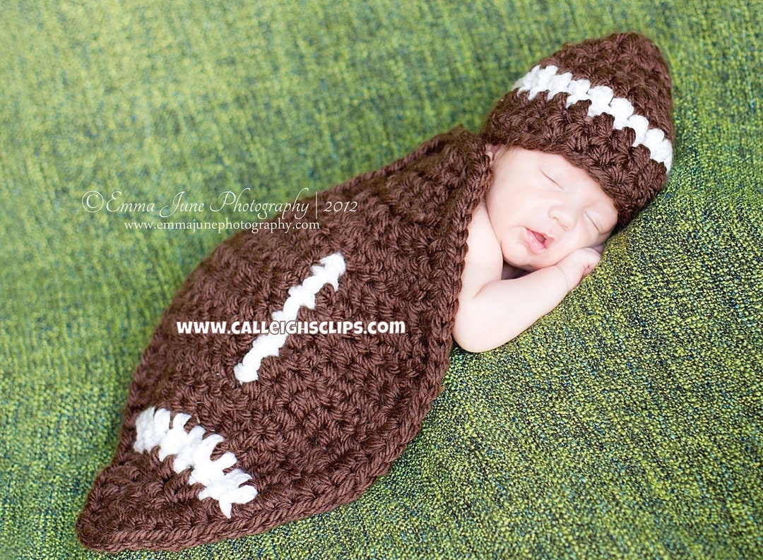 Football Cuddle Cape Set Newborn Photography Prop - Etsy