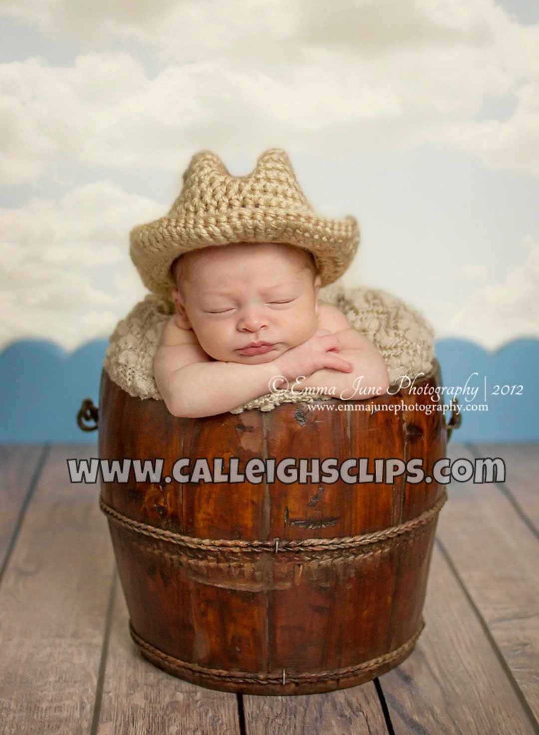 Cowboy Hat Prop - 0-3 Mo & -3-6 Mo - Variety of Color Choices - Etsy