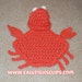 Coral Crab Cuddle Critter Cape Set - Newborn Photography Prop - Etsy