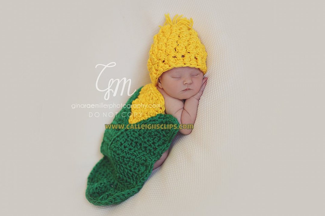 Instant Download Crochet Pattern- No. 80 Sweet Baby Corn Cape Set ...