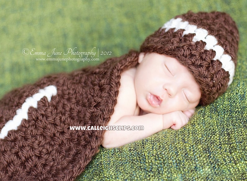 Football Cuddle Cape Set Newborn Photography Prop - Etsy
