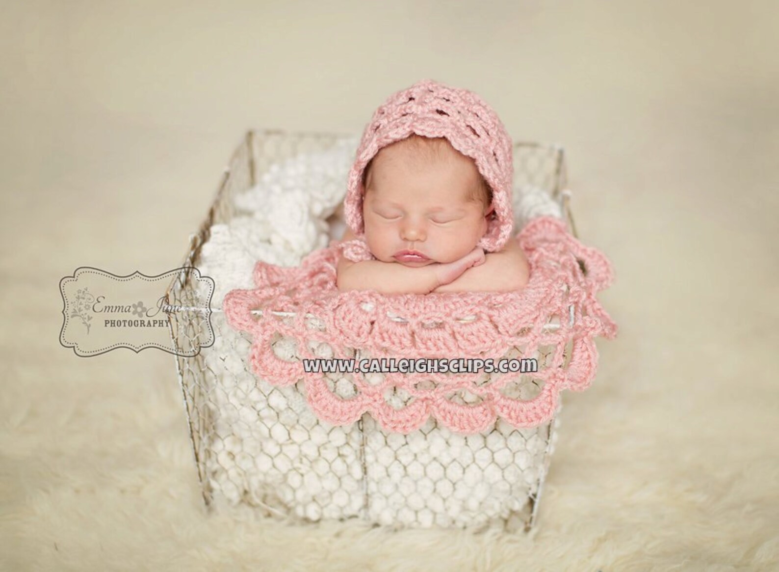 Emma Bonnet and Vintage Doily Cape Newborn Photography Prop - Etsy