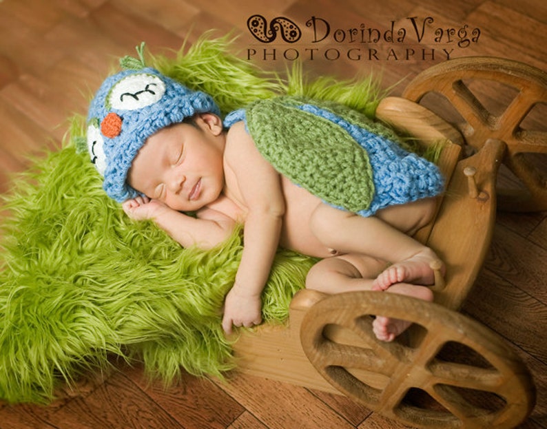 Owlette Owl Cuddle Critter Cape Set Newborn Photography Prop - Etsy