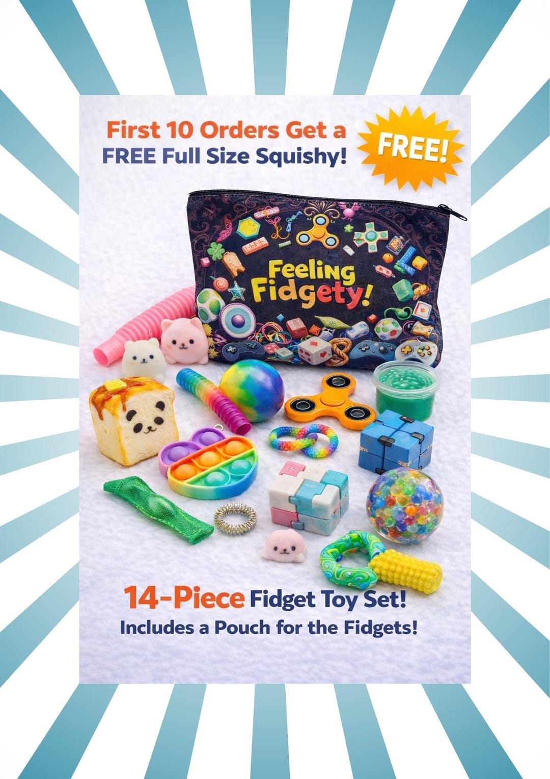 14-piece Fidget Toy Set – Sensory & Anxiety Relief Kit - Etsy UK