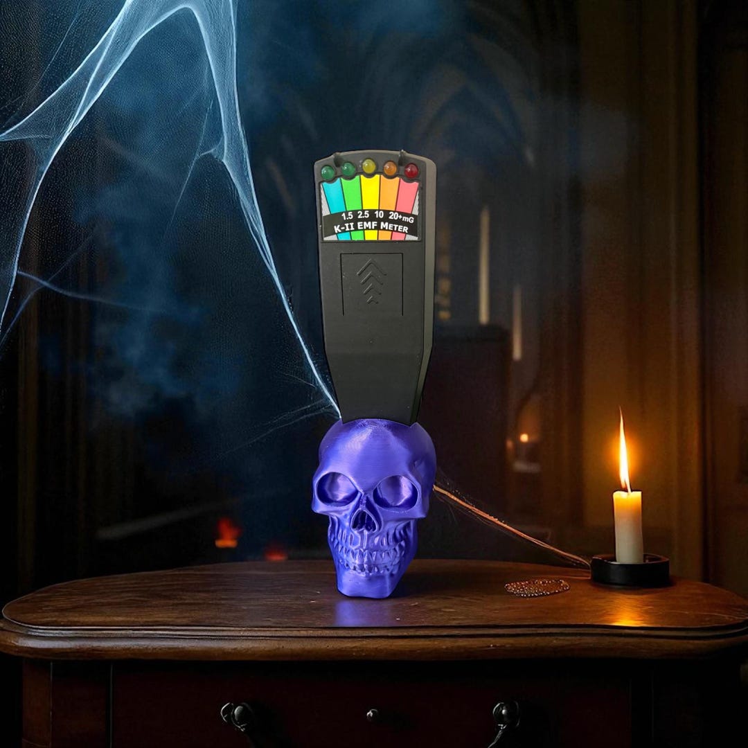 Purple Skull K2 EMF Meter Holder for Ghost Hunting Paranormal ...