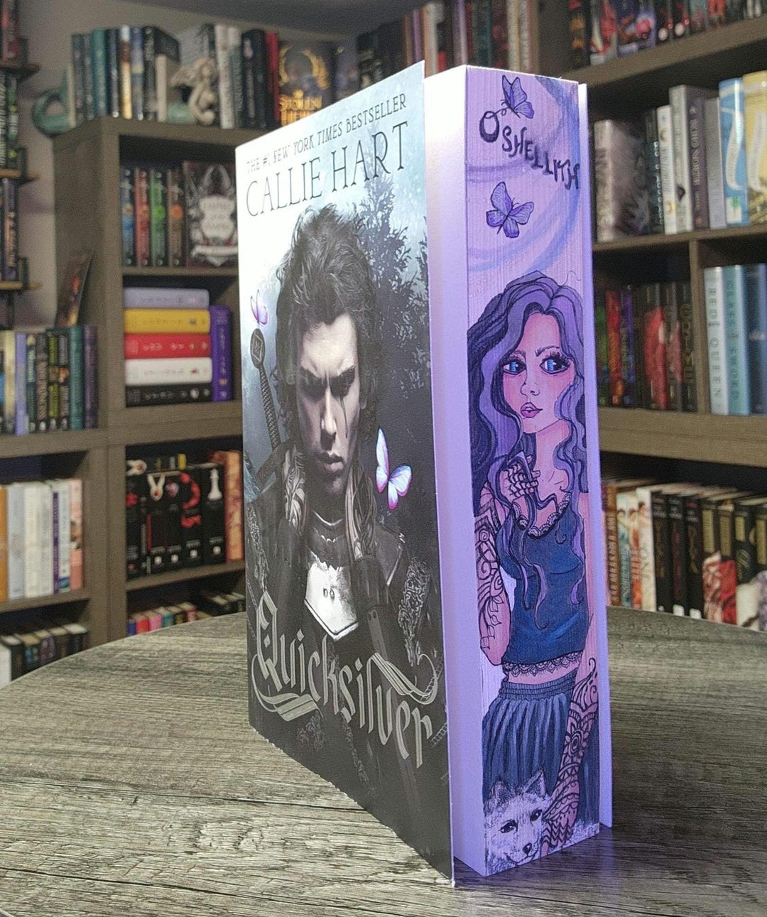 Quicksilver by Callie Hart, Custom Sprayed Edges - Etsy