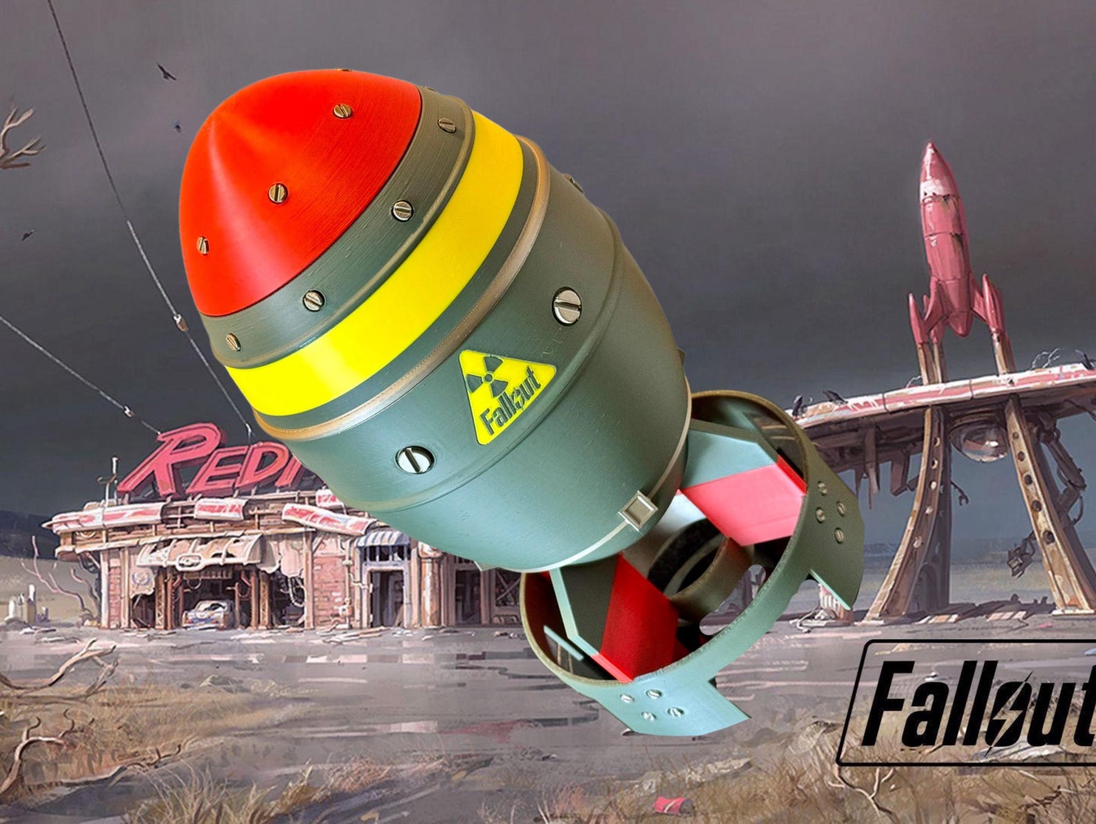 Mini Nuke STL File – Fallout-inspired 3D Model | Printable Prop for ...