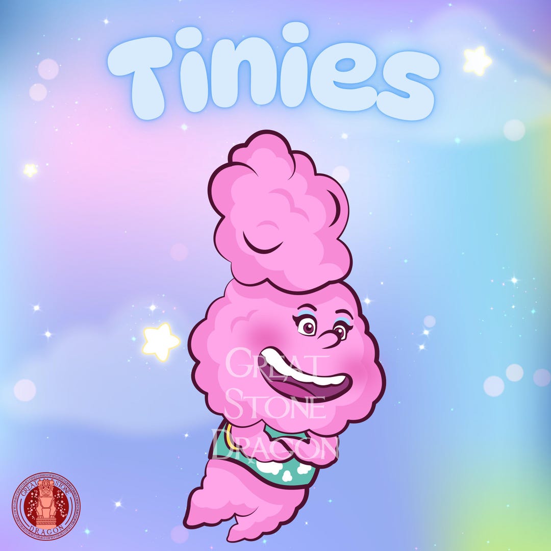 Tinies Gale Sticker – Elemental-inspired Mini Vinyl Decal | Whimsical ...