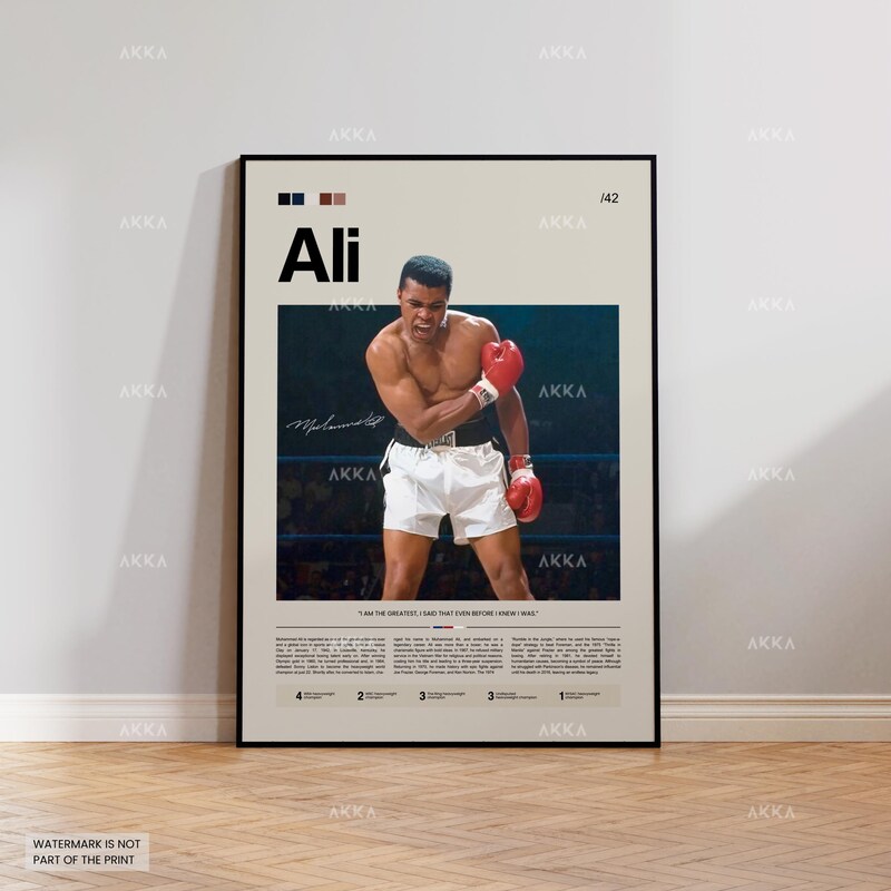 Muhammad Ali - Etsy