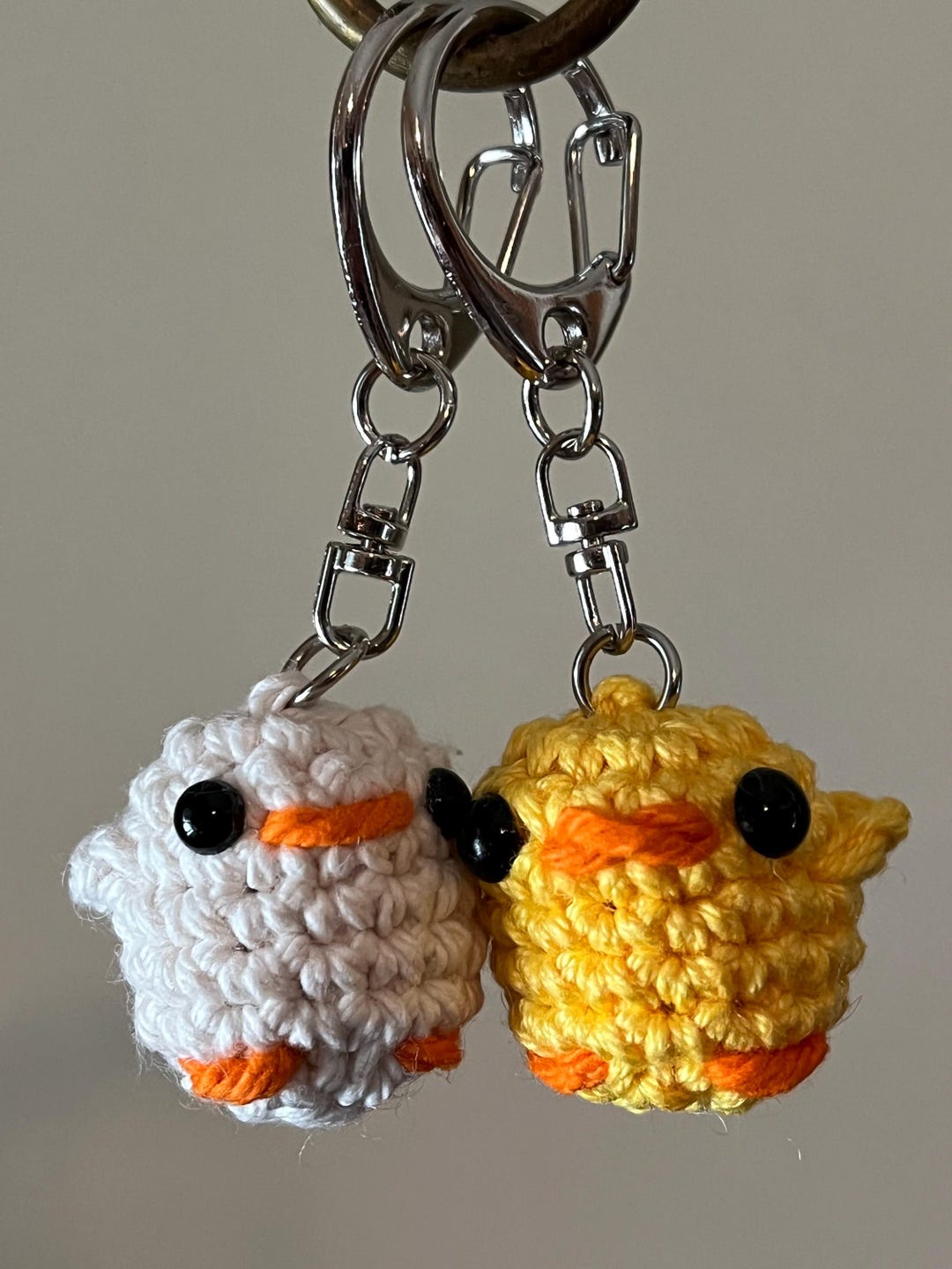 Handmade Crochet Duck Keychain - Extra Small - Etsy