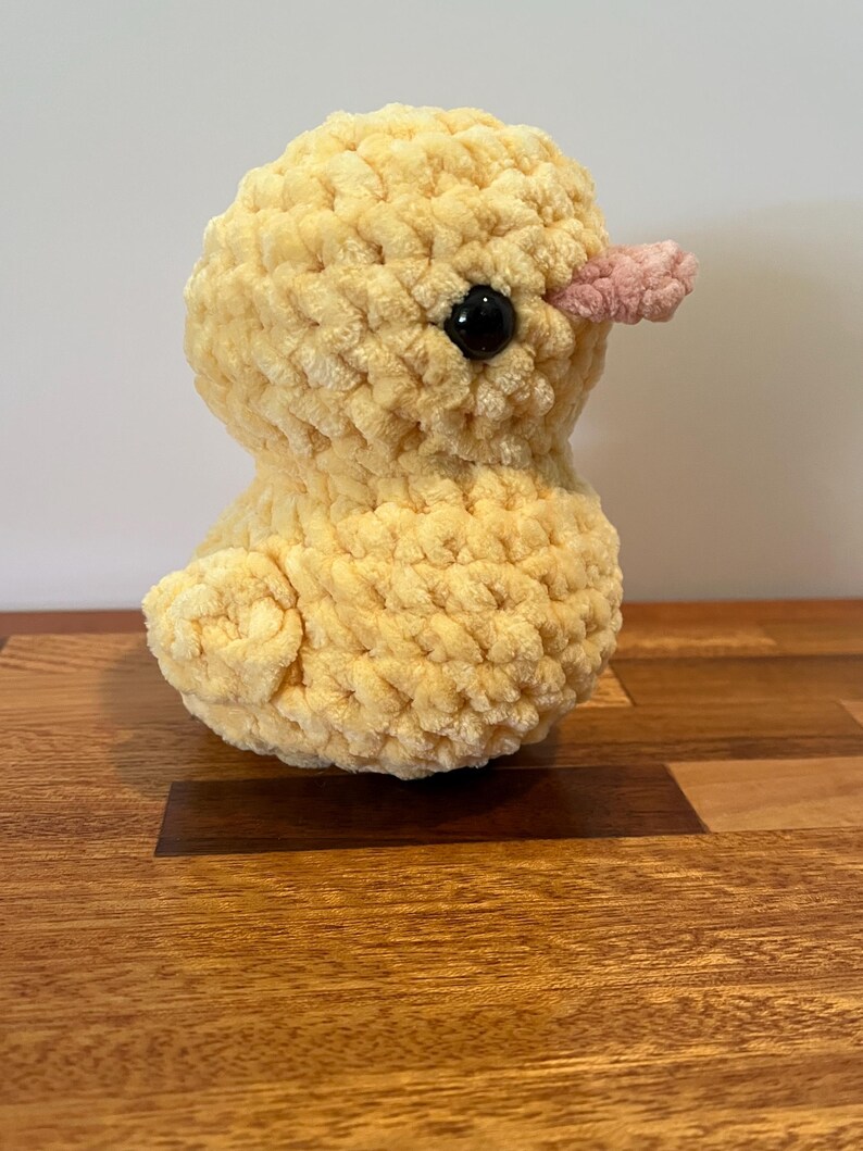Stuffed "rubber" Duck Handmade Plush Crochet - 5 Inches Tall - Etsy