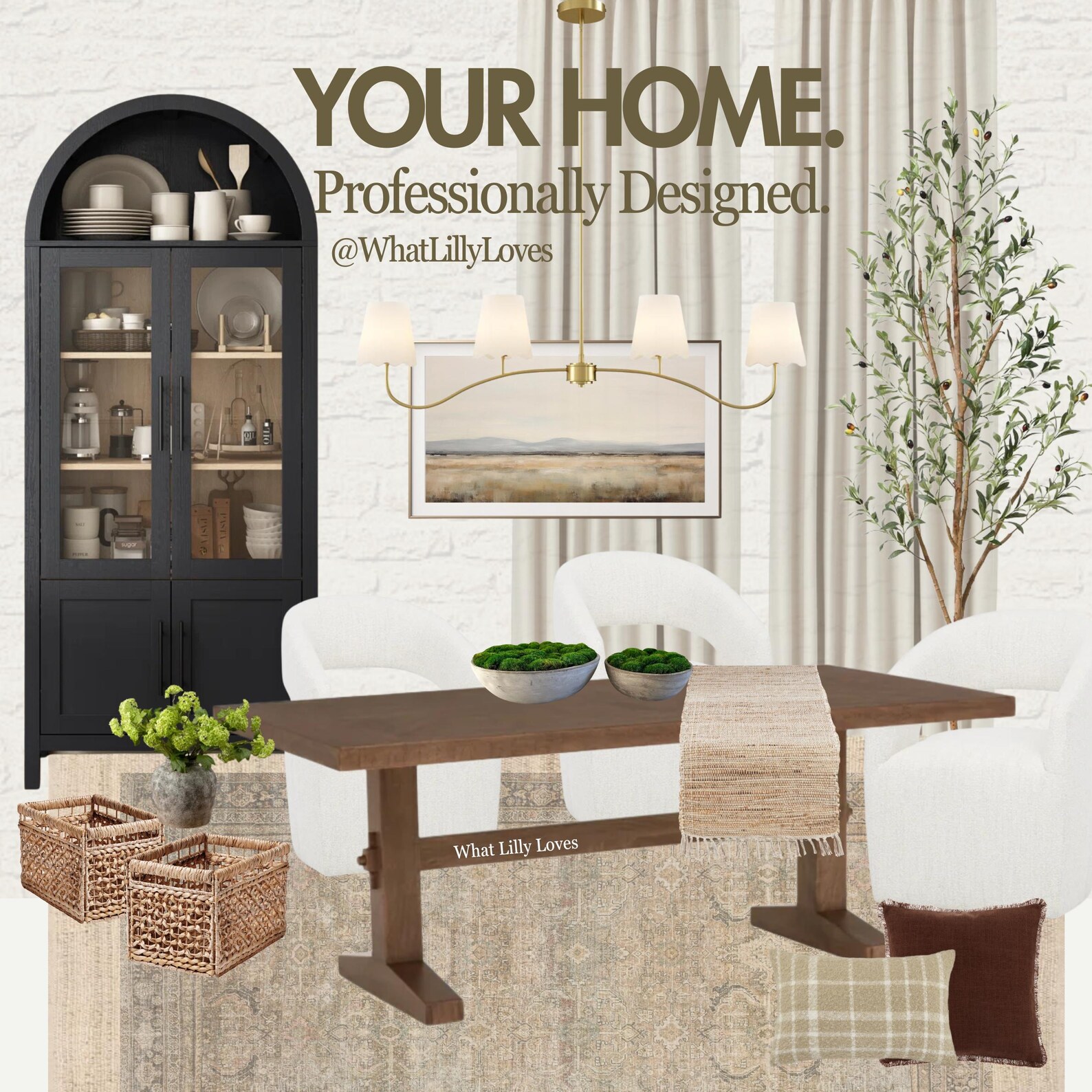 Single Room Virtual Design Package | Bespoke Interior Concept Board ...