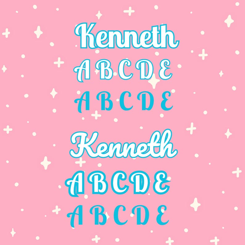 5 Pink Font Alphabet ALL Trend Fonts Png, Pink Doll Letters Font ...