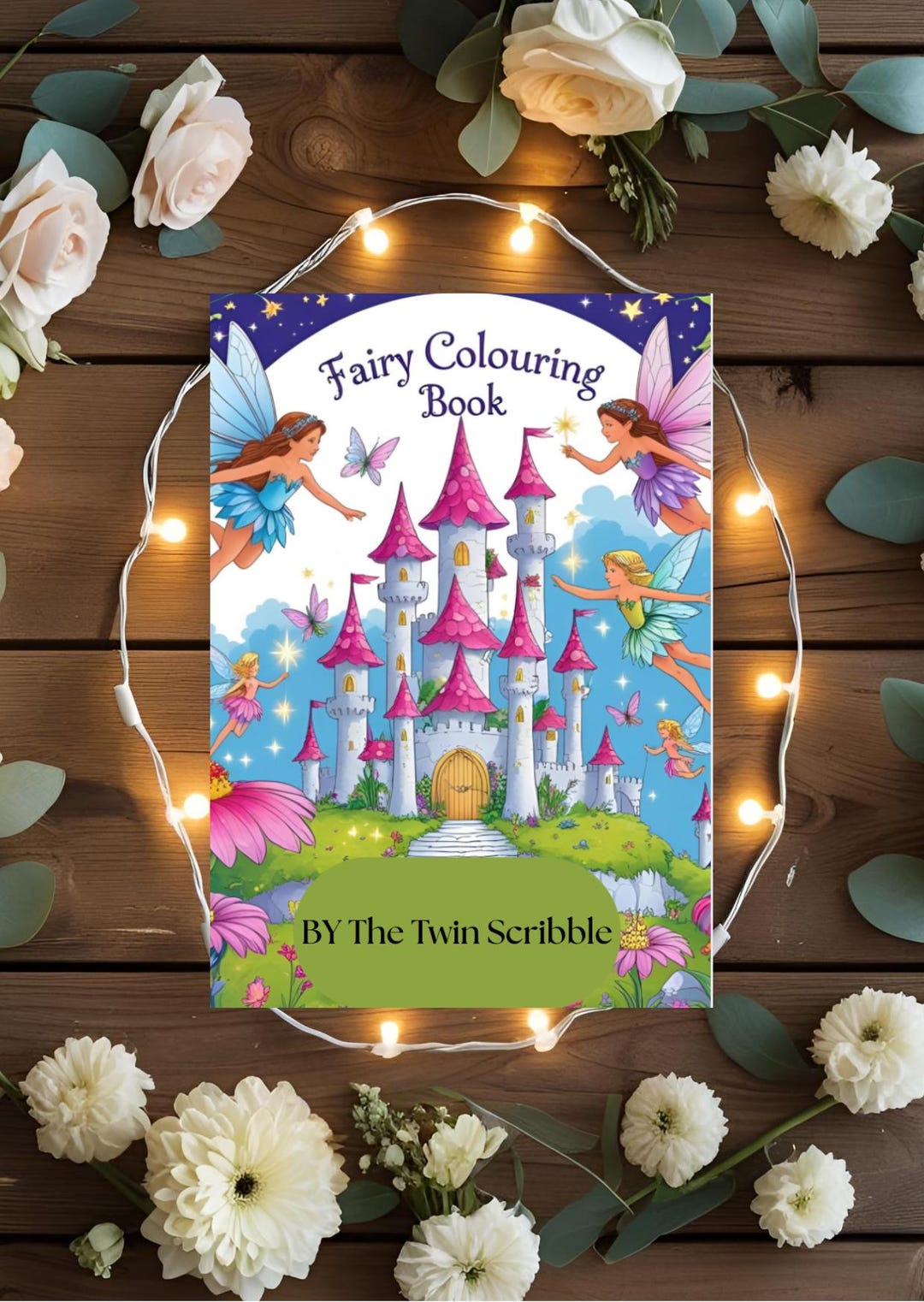Fairy Coloring Book: 40 Enchanted Forest Pages (digital Download PDF ...