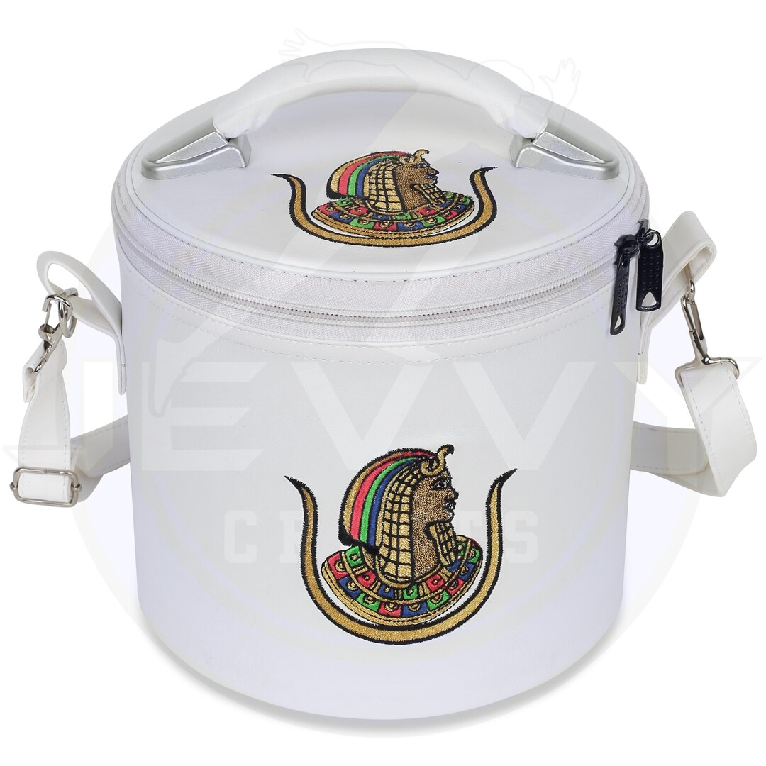 Masonic Daughters of ISIS White Fez Case – DOI Hat & Cape Storage Box ...