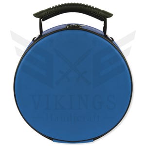 Masonic Crown Cap Storage Case: Blue Faux Leather Hat Box - Etsy