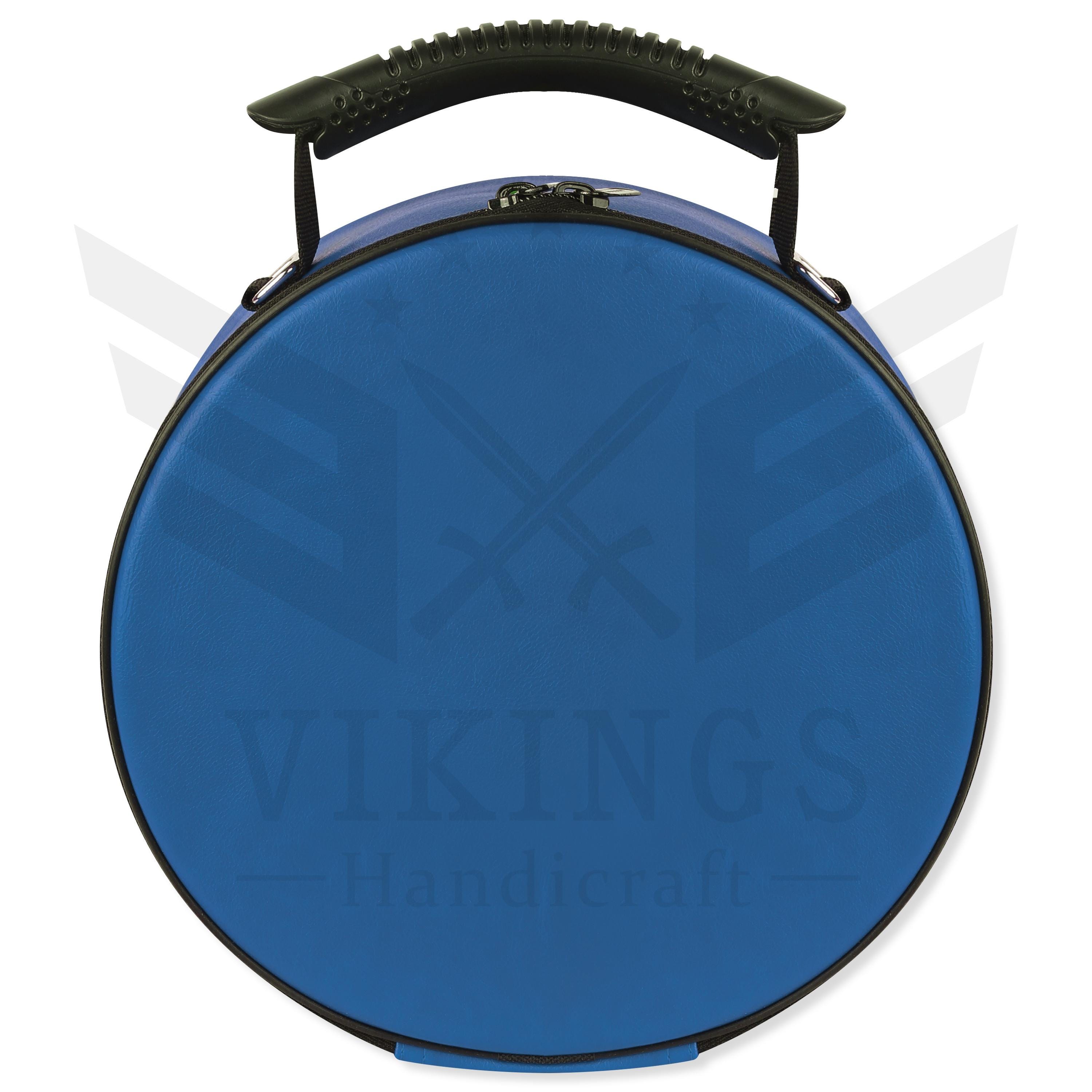 Masonic Crown Cap Storage Case: Blue Faux Leather Hat Box - Etsy