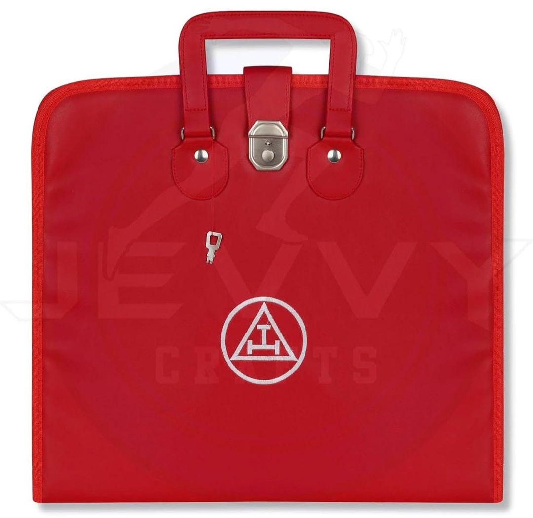 Masonic Regalia Royal Arch Apron Red Soft Case - MM/WM Size 16"x18" for Master Masons - Etsy
