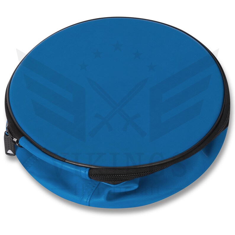 Masonic Crown Cap Storage Case: Blue Faux Leather Hat Box - Etsy