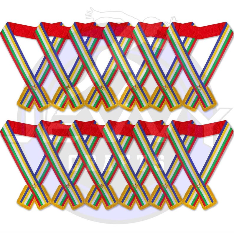 Masonic Order of Eastern Star Sash Set of 12 | Five Color Woven OES ...