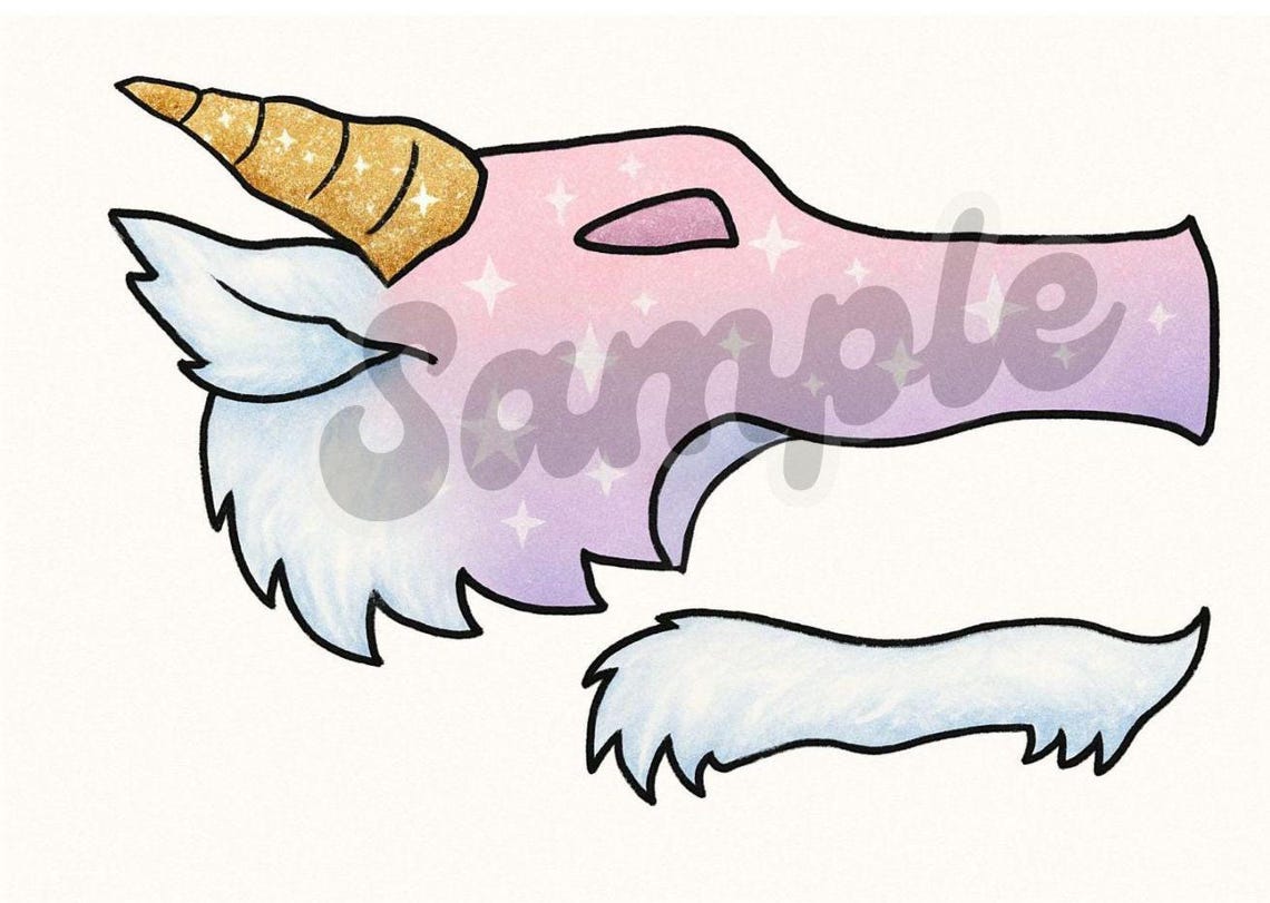 Dragon Puppet Design-horned Dragon - Digital Download - Etsy