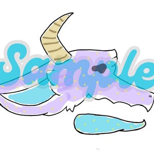 Dragon Puppet Design-bull-horned Dragon - Digital Download - Etsy