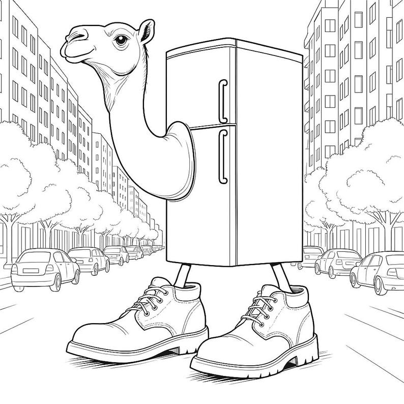 Italian Brainrot Coloring Book - Etsy