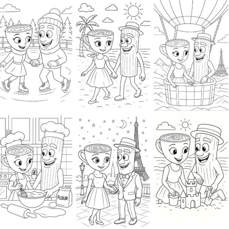 Tung Tung Tung Sahur Coloring Page - Etsy