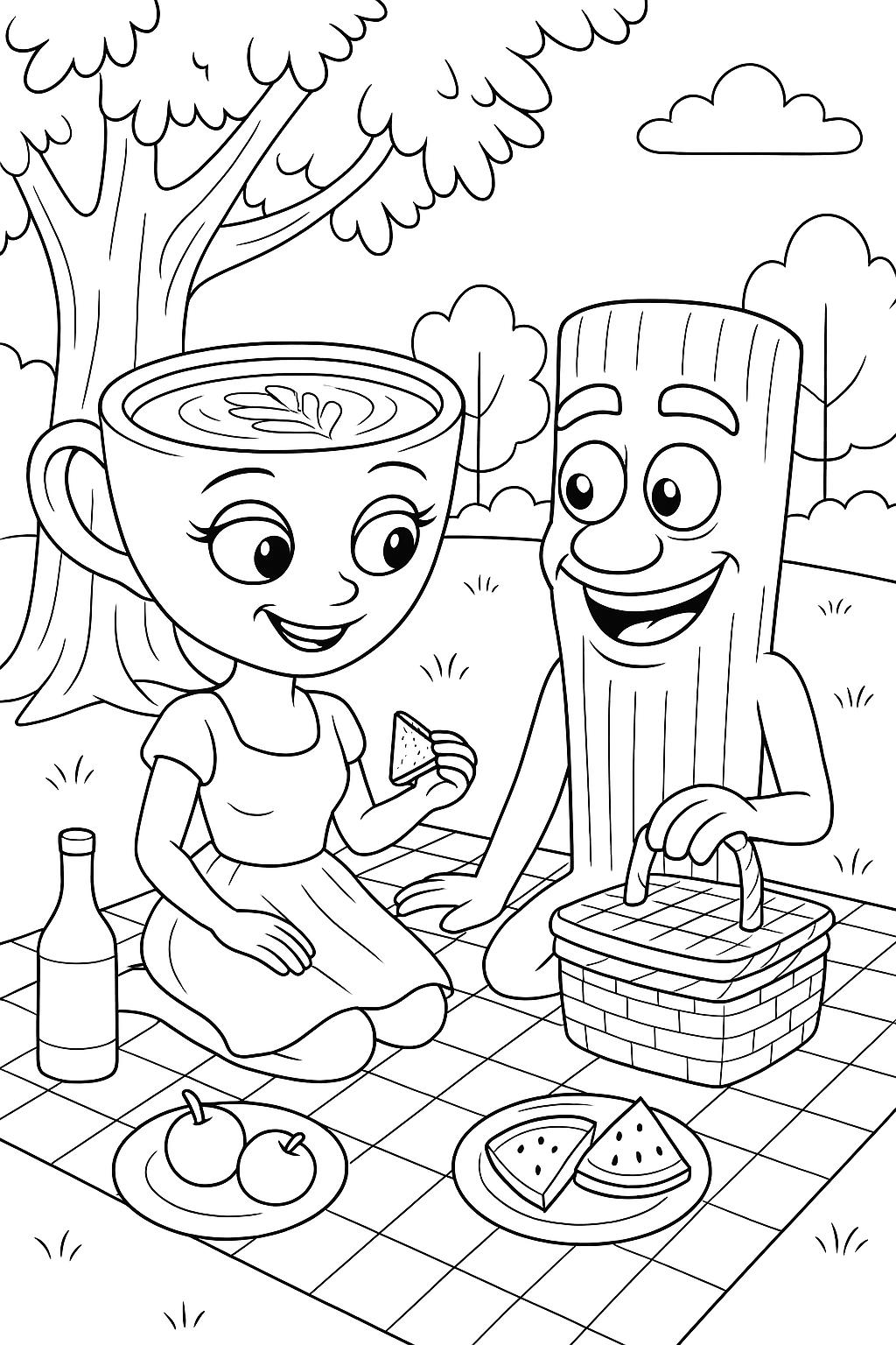 Tung Tung Tung Sahur and Ballerina Cappuchina Coloring Book - Etsy