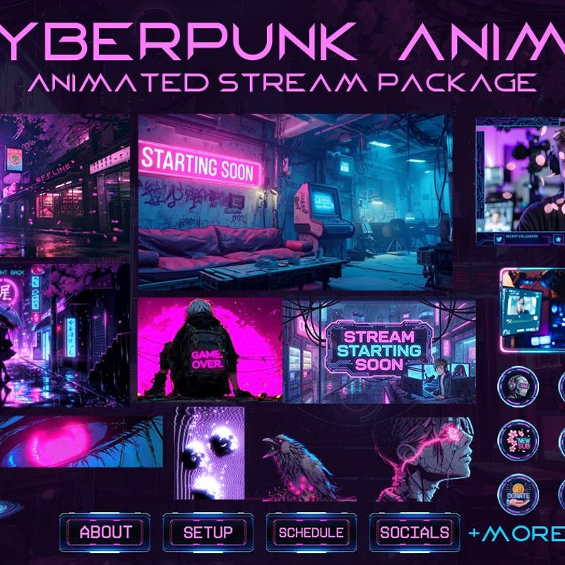 Stream Themes Anime - Etsy
