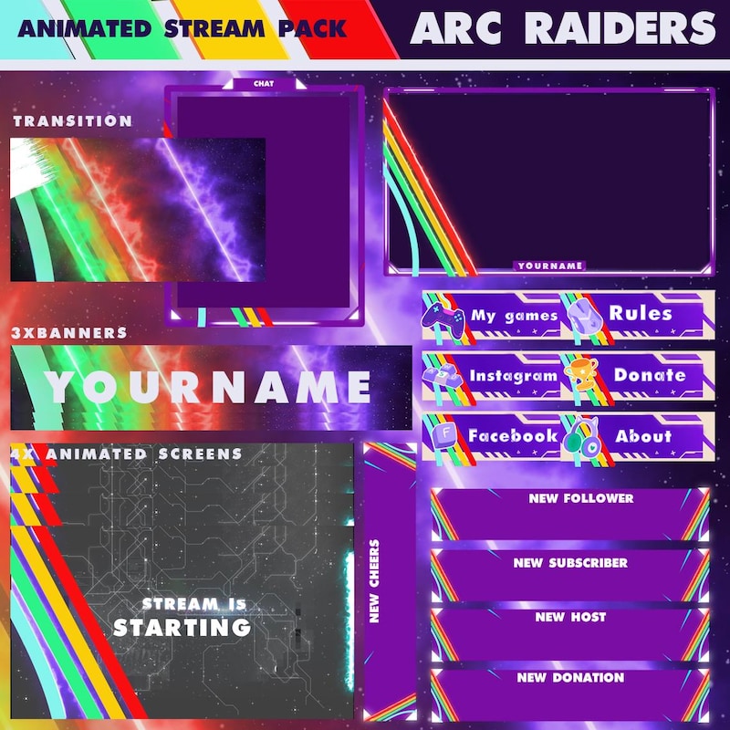 Arc Raiders Stream Overlay - Etsy