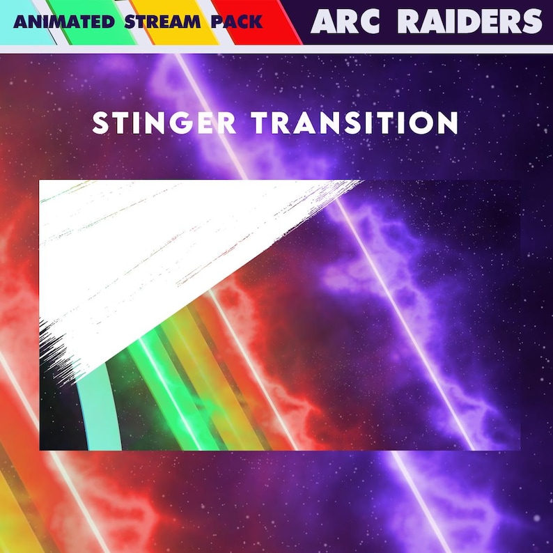 Premium Arc Raiders Twitch Overlay | Animated Scenes | Kick | Youtube ...