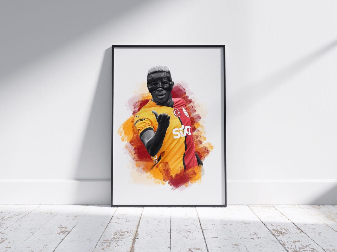 Victor Osimhen Poster, Football Wall Art Print - Etsy