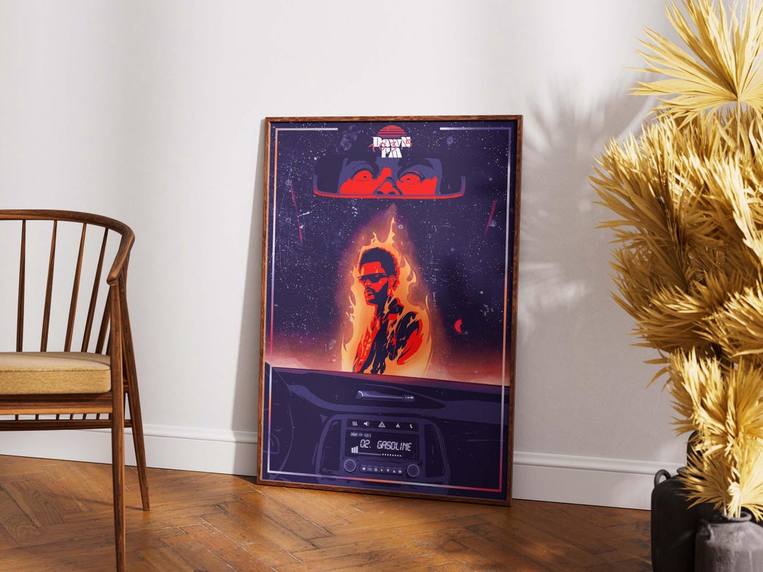 The Weeknd Movie Poster, Film Wall Art Print - Etsy