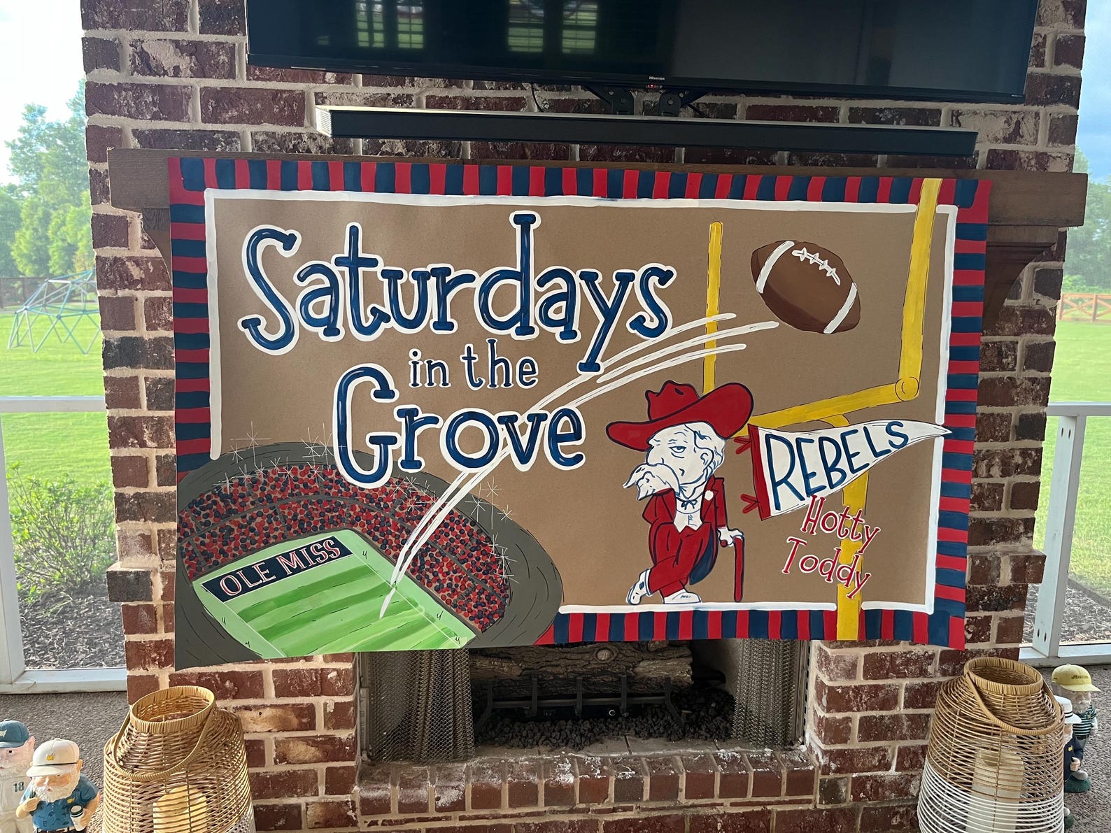 Football Tailgate Banner Customizable Hand-painted - Etsy